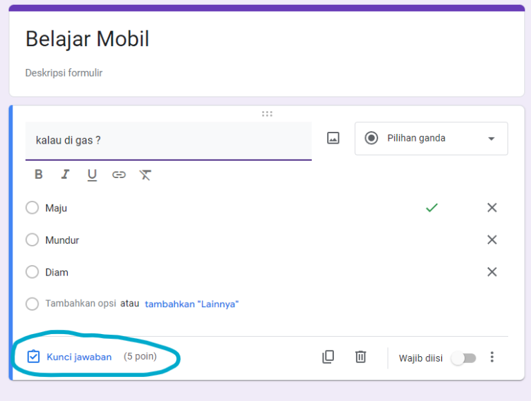 Cara Membuat Soal Pilihan Ganda di Google Form | LidahTekno