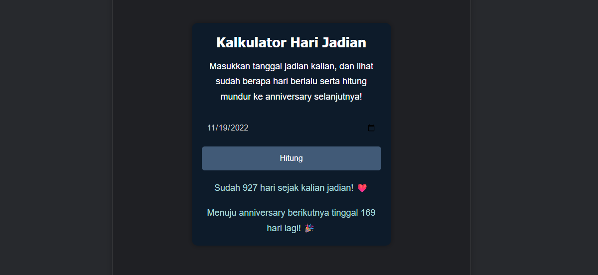 Kalkulator Penghitung Hari Jadian: Bikin Makin Lengket! | LidahTekno